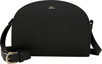 A.P.C. Sac Demi Lune Cuir Emboss&eacute; A.P.C