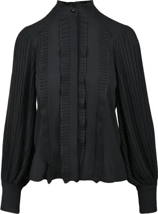 Meimeij Femme, Blouses et Chemises, Noir, Taille: 32 FR Chemise