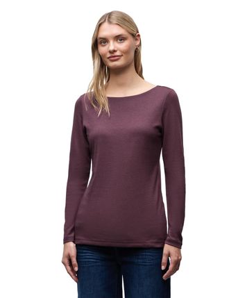 Street One Damen Basic Langarmshirt