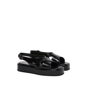 Prada Sandales en cuir