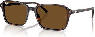Ray-Ban Raimond Sonnenbrillen Havana Fassung Braun Glas Polarisiert 56-18