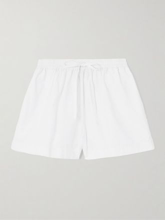 Matteau Short En Popeline De Coton Biologique - Blanc