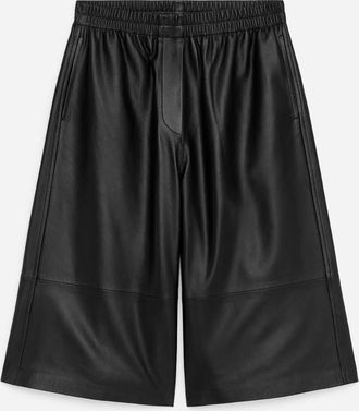 Arket Ledershorts -Schwarz