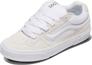 Vans Femme Caldrone Shoe | Chunky Low-Top Fashion Sneakers with Retro-Inspired Style Basket, Suede/Mesh White, 42.5 EU