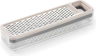 Tescoma COMPACT Reiben-Set mit Auffangbeh&auml;lter aus Edelstahl und Kunststoff, 3-teilig, sp&uuml;lmaschinenfest - 638240