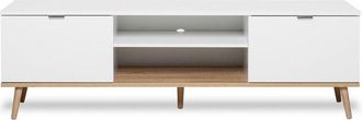 Les Tendances Les Tendances - goteborg Meuble tv scandinave blanc - l 160 cm