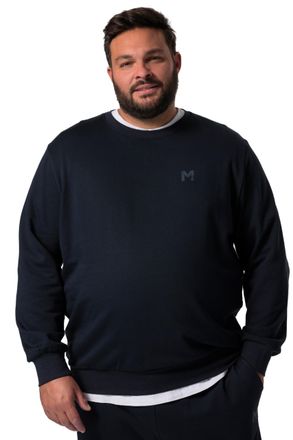 Men Plus Herren gro&szlig;e Gr&ouml;&szlig;en &Uuml;bergr&ouml;&szlig;en Menswear L-8XL Men+ Sweatshirt, Basic, Rundhalsausschnitt, bis 8 XL dunkel Marine 7XL 834865730-7XL