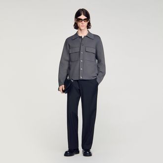 Sandro Milano-Strickblouson