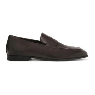 Kazar Dunkelbraune Lederslipper - - Shoes - Herren - Braun - 41 EU