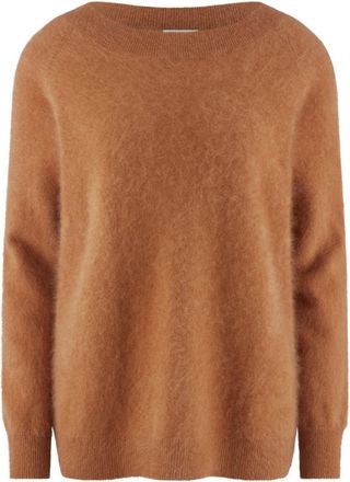 Peter Hahn Pullover U-Boot-Ausschnitt Peter Hahn braun