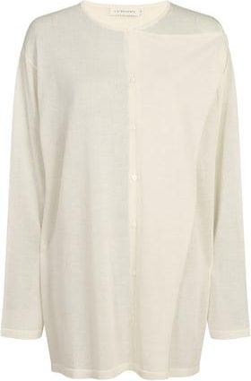 Viktoria Chan Top boutonn&eacute; &agrave; col rond en maille