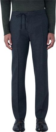 Maison Margiela Homme, Pantalons, Noir, Taille: L Pantalon en laine &agrave; cordon de serrage