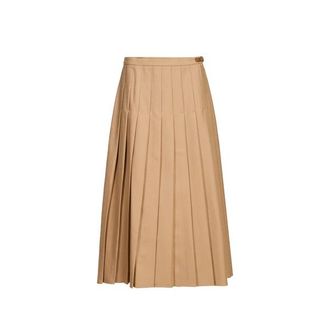 Le 17 Septembre Jupe plissée portefeuille en laine