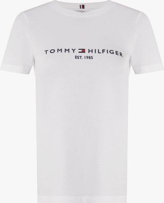 Tommy Hilfiger T-shirt col rond en coton organique
