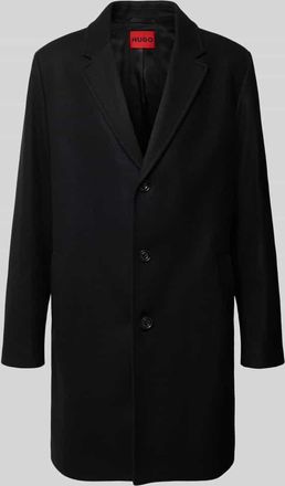 HUGO BOSS Wollmantel mit Label-Schriftzug Modell Malte
