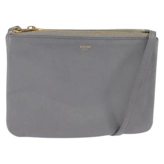 Celine Sac bandouli&egrave;re vintage Pre-owned - Femme - Pre-owned - Gris - Taille: ONE Size