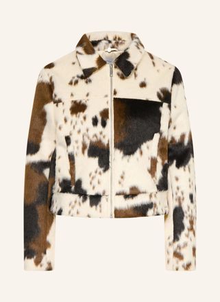 Rino&Pelle Rino & Pelle Kunstfell-Jacke Touka weiss