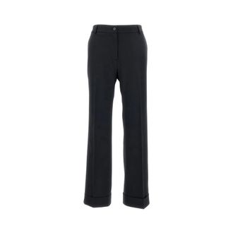 Alberto Biani Gerade Hose - - Trousers - Damen - Schwarzk - S