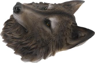 Cabilock Tierkopf Hängedeko Wanddeko Aus Resin Für Wohnzimmer Tier Wand Anhänger Dekoratives Hängeornament Für Innenraum