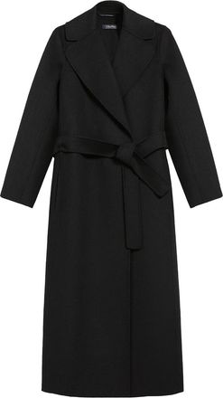 Max Mara Knielanger Mantel - Schwarz