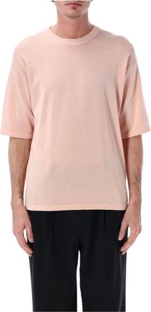 Roberto Collina Homme, Tops, Rose, Taille: XL Over S/S Tee