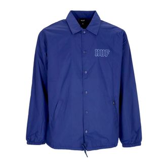 HUF Trainerjacke Twilight Knopfverschluss Taschen - - Jackets - Herren - Blau - XL