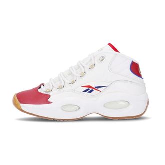 Reebok Herren-Basketballschuh Question Mid Kreide/vector Rot/vector Blau - - Sport - Herren - Mehrfarbig - 40 1/2 EU