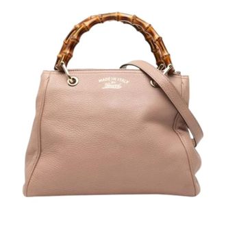 Gucci Pre-owned Bamboo Shopper - Femme - Pre-owned - Rose - Taille: ONE Size