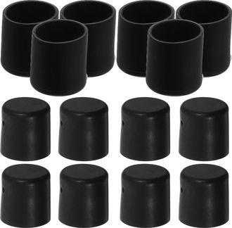 DOITOOL 64 St&uuml;ck rutschfeste Runde Stuhlbeinkappen aus Kunststoff Bodenschoner f&uuml;r M&ouml;bel Tisch und Stuhlbeine Ger&auml;uschd&auml;mpfende Schutzkappen mit Flexibler Pas