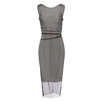 Maison Margiela Sheer Dress - - Dresses - Damen - Grau - XS