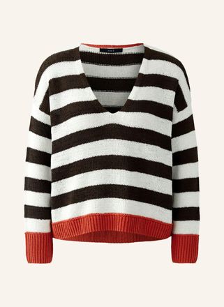 Oui Pullover braun