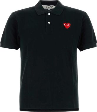 Comme Des Gar&ccedil;ons Homme, Tops, Noir, Taille: XL Piquet Polo
