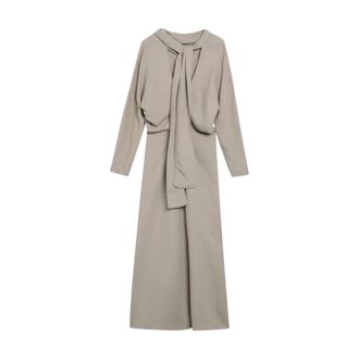 Toteme Robe Ceinture Couliss&eacute;e - Femme - Robes - Beige - Taille: 36 FR