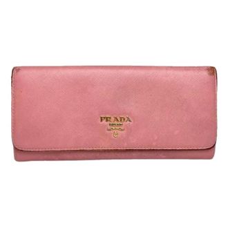 Prada Portefeuille Vintage Pre-owned - Femme - Pre-owned - Rose - Taille: ONE Size