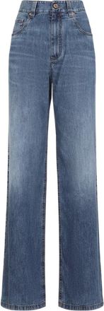 Brunello Cucinelli Femme, Jeans, Bleu, Taille: 42 FR Jean Bleu Style Mode Femme