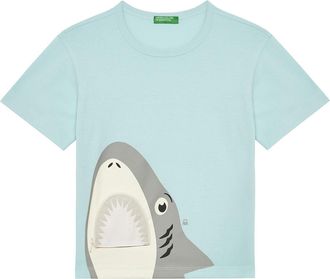 Benetton United Colors Of Benetton T-Shirt 3I1XG10JL Blau Regular Fit