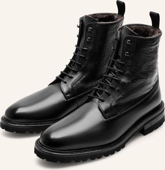 Henry Stevens Schn&uuml;rboots Winston pdb5 grau