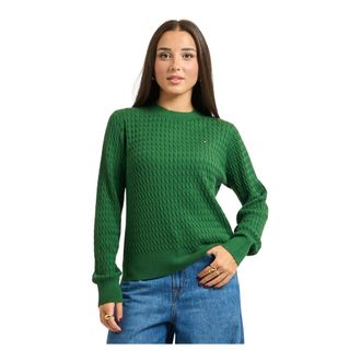 Tommy Hilfiger Femme, Pulls, Vert, Taille: 42 FR Tommy Hilfiger Sweaters Green