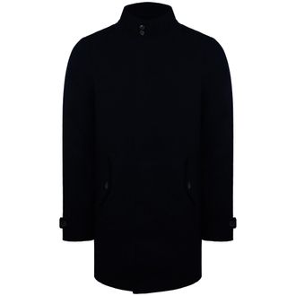 Ben Sherman Schlichter Herren Dunkelblauer Langmantel