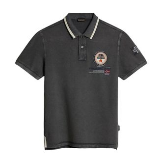 Napapijri Gandy Regular Fit Baumwollpolo Grau - - Tops - Herren - Grau - L
