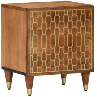 vidaXL Nachttisch 40x33x46 cm Massivholz Mango vidaXL