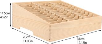 Supvox Aufbewahrungsbox f&uuml;r Mobiltelefone Multifunktionale Handyhalterung mit 36 F&auml;chern Geeignet f&uuml;r Schule B&uuml;ro und Besprechungsr&auml;ume Schreibtisch Organize
