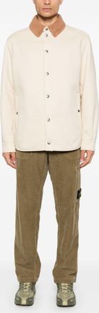 Moncler Twill-Hemdjacke - Nude