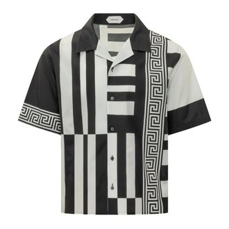 Versace Kurzarm-Rundhals-T-Shirt - - Shirts - Herren - Mehrfarbig - 3XL