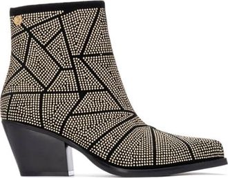 Xti Bottes de cowboy Femme Or - Chaussures confortables et polyvalentes - Mode d&eacute;contract&eacute;e - Mod&egrave;le 14467001 (Taille38)