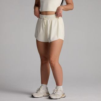 MyProtein MP Damen Tempo 2-in-1 Floaty Shorts - Coconut - XXL