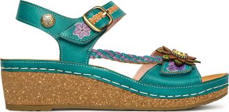 Laura Vita Sandalen Laura Vita Facscineo 09 T&uuml;rkisfarben