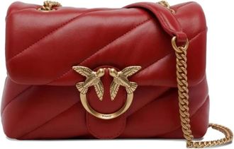 Pinko Pinko, Femme, Sacs, Rouge, Taille: ONE Size Love Puff Mini