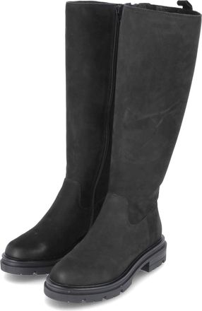 Fr&auml;ulen Frida Jae-02 black Schaftstiefel Rauleder Damen in schwarz - Gr. 39