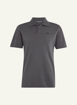 adidas Originals Adidas Originals Piqu&eacute;-Poloshirt 3-Streifen schwarz